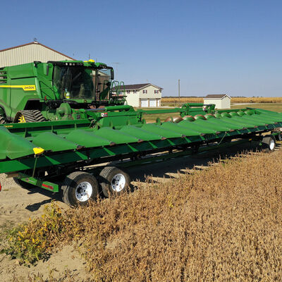 6 Wheel All Wheel Steer Header Transports - Unverferth Farm Equipment